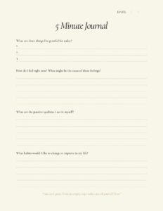 5-Minute Journal - thebrewingmind